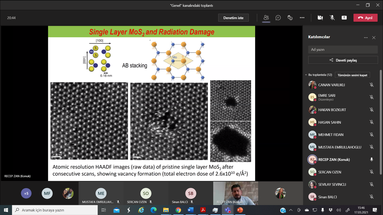 Seminar by Dr. Recep Zan, Niğde Ömer Halisdemir University, Turkey ...